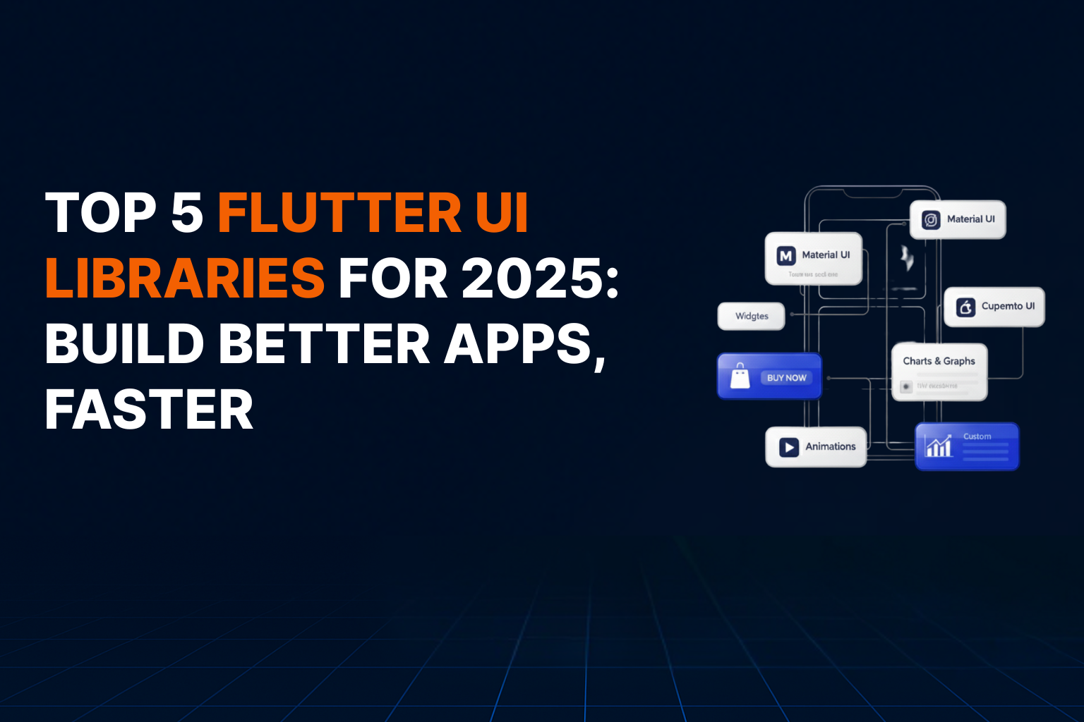 Top 5 Flutter UI Libraries for 2025 | Build Flutter Apps Faste | VoxturrLabs